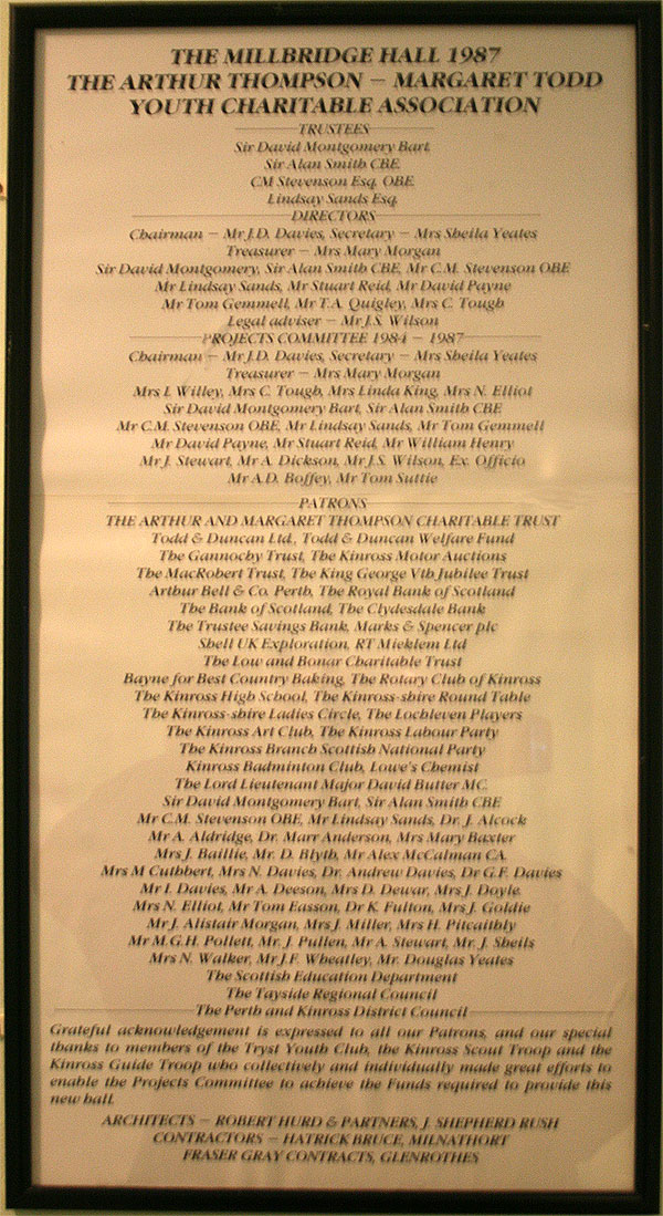 Millbridge Hall, Kinross